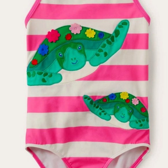Mini Boden | Swim | Nwt 6 7 Sea Turtles Swim Suit Mini Boden Bathing ...